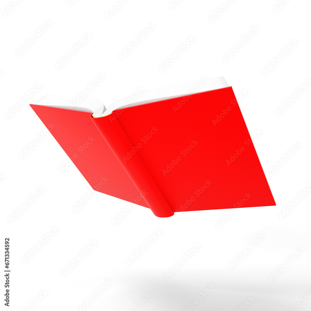 Blank Book Mockup. Concept Template Object for Education, Learning ...
