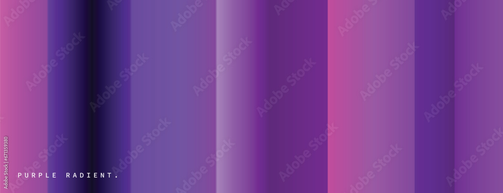 Purple color gradient background. Vertical line color gradation ...