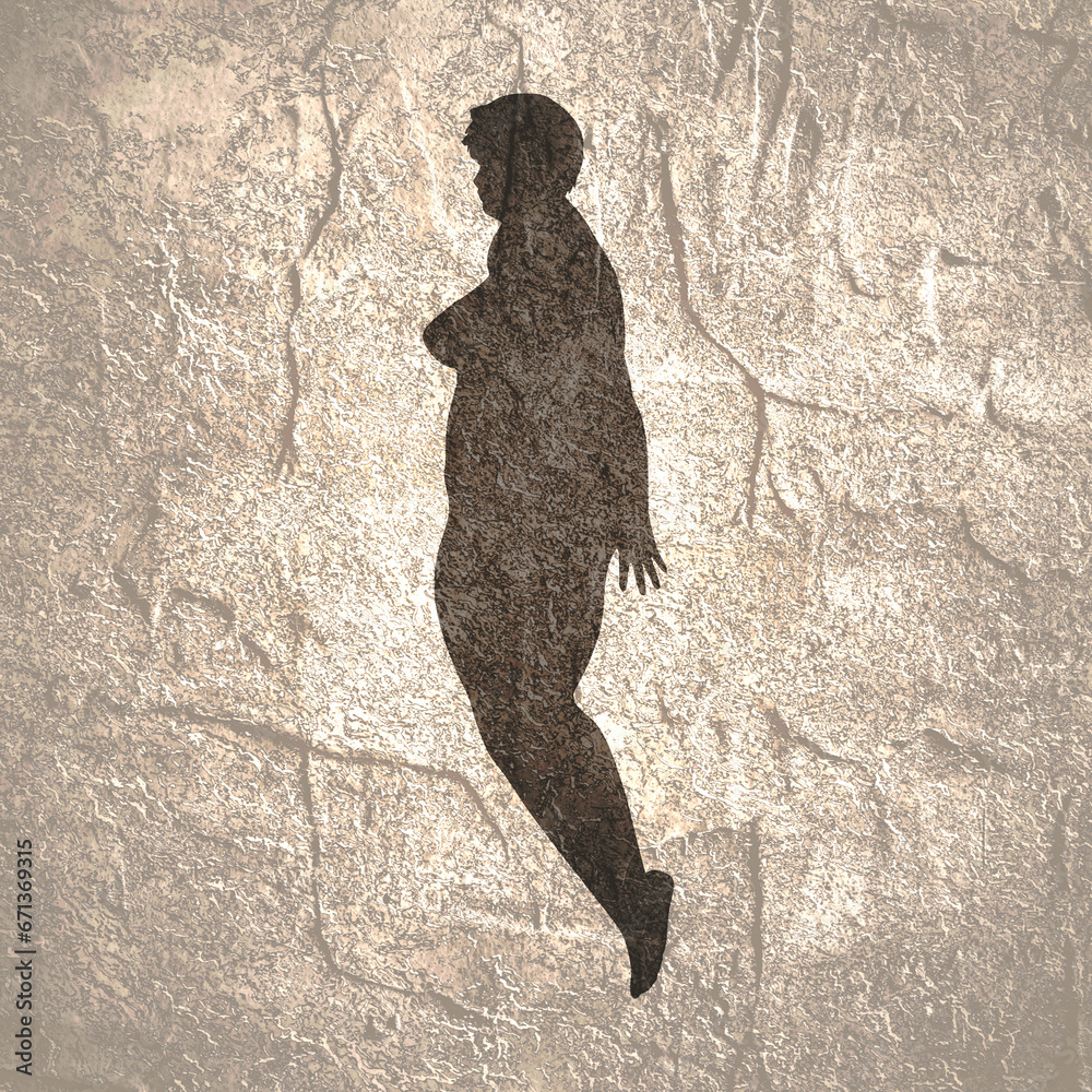 Beautiful plus size woman. Body positive concept. Jumping attractive ...