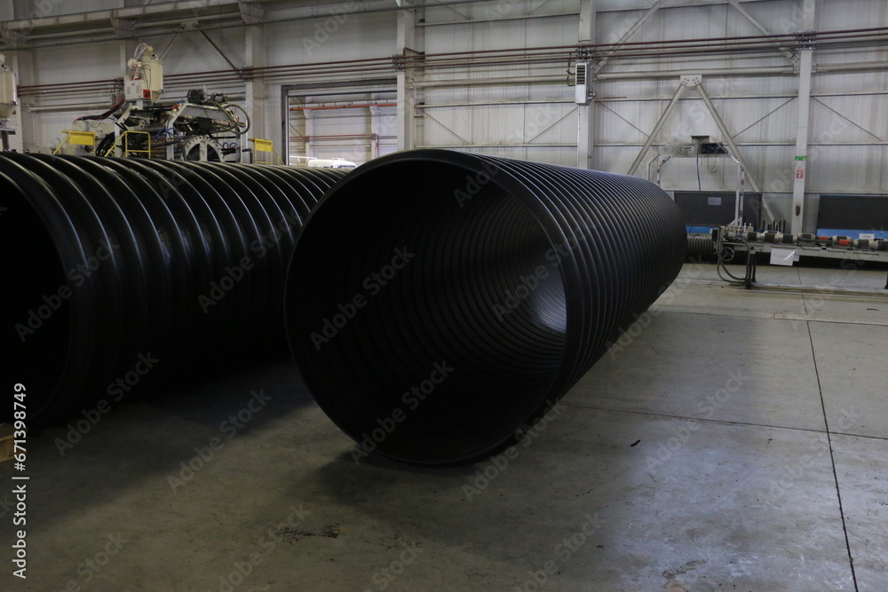 Metal Reinforced PE Spiral Corrugated Pipe, HDPE Corrugated Drain Pipe ...