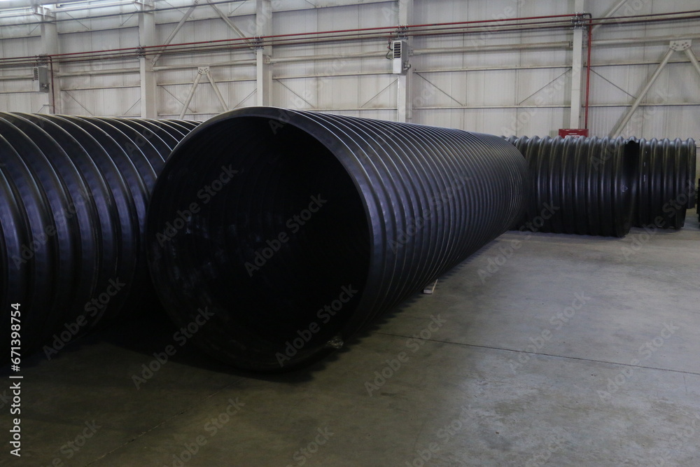 Metal Reinforced PE Spiral Corrugated Pipe, HDPE Corrugated Drain Pipe ...