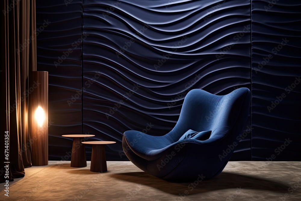 Velvet Voyage: Wavy Folds of Luxurious Material for Unique Wallpaper ...