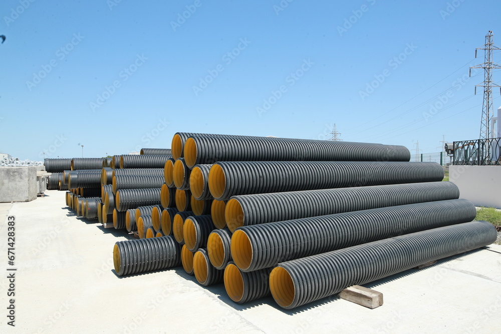 Drainage Corrugated Pipe Land Drainage Pipe, Manufacture of plastic ...