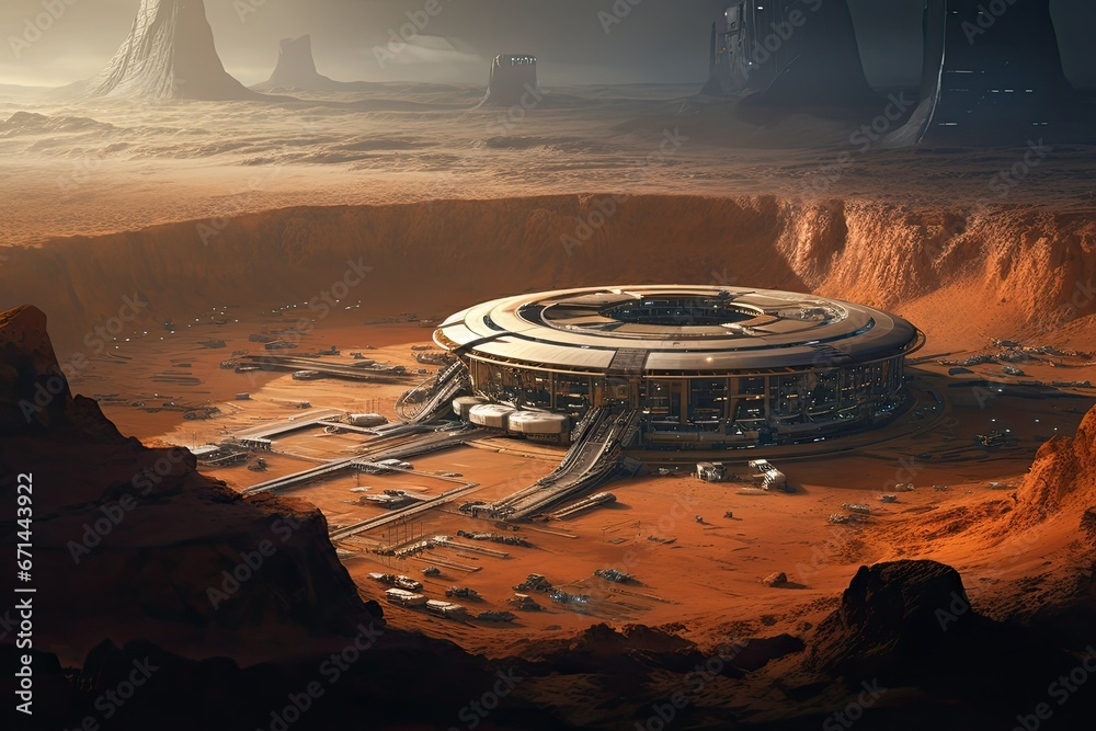 Alien Planet - 3D Rendered Computer Artwork, Science fiction ...