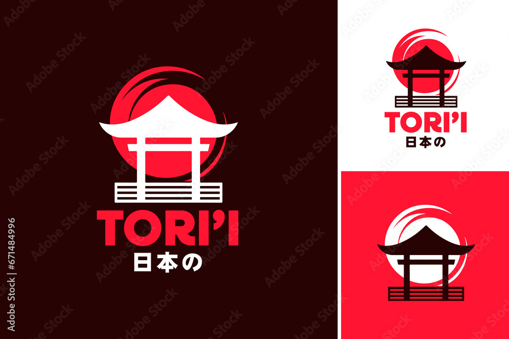 "Tori Japanese Restaurant" is a logo design asset suitable for creating ...