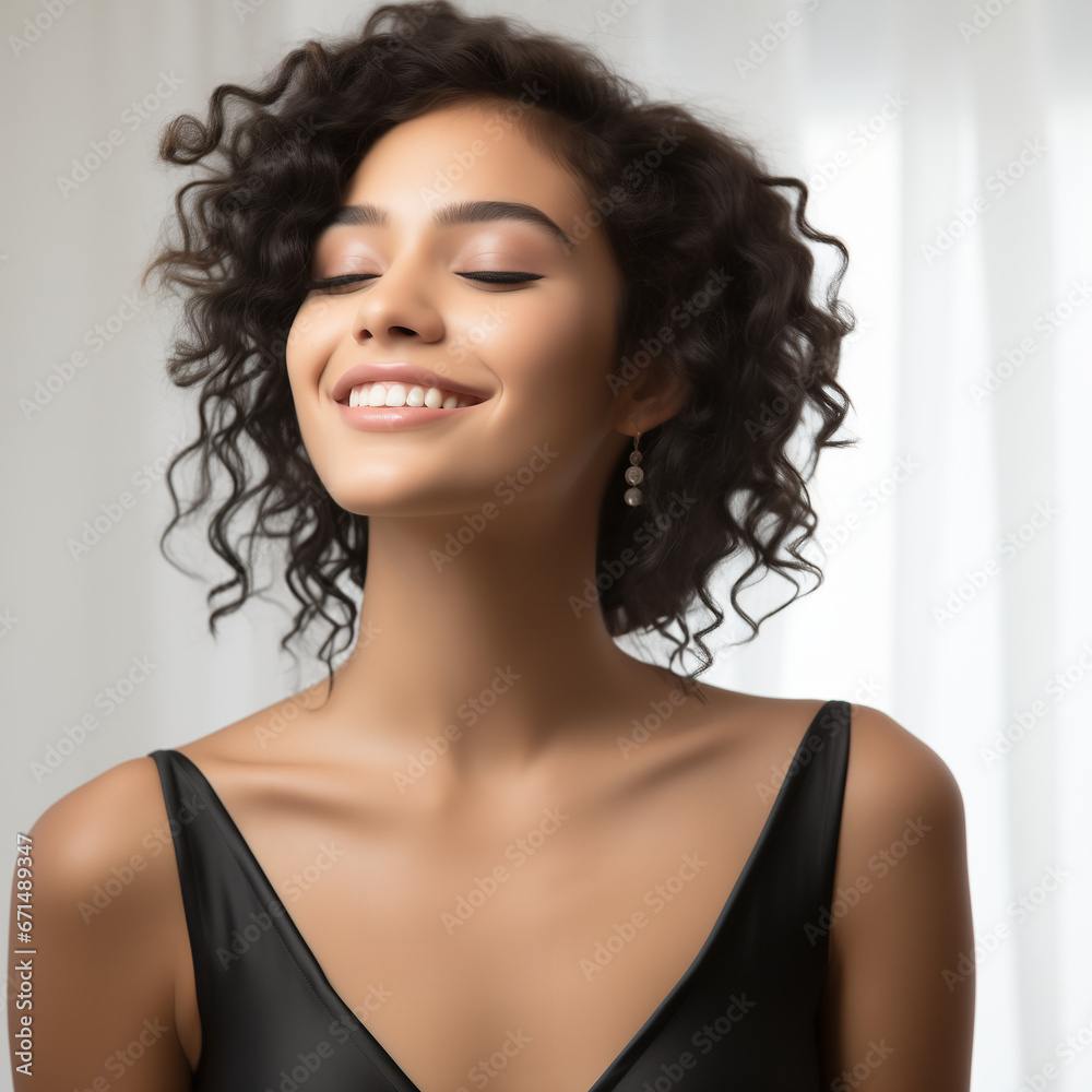 High Fashion model woman Beauty female face, beautiful make-up ...