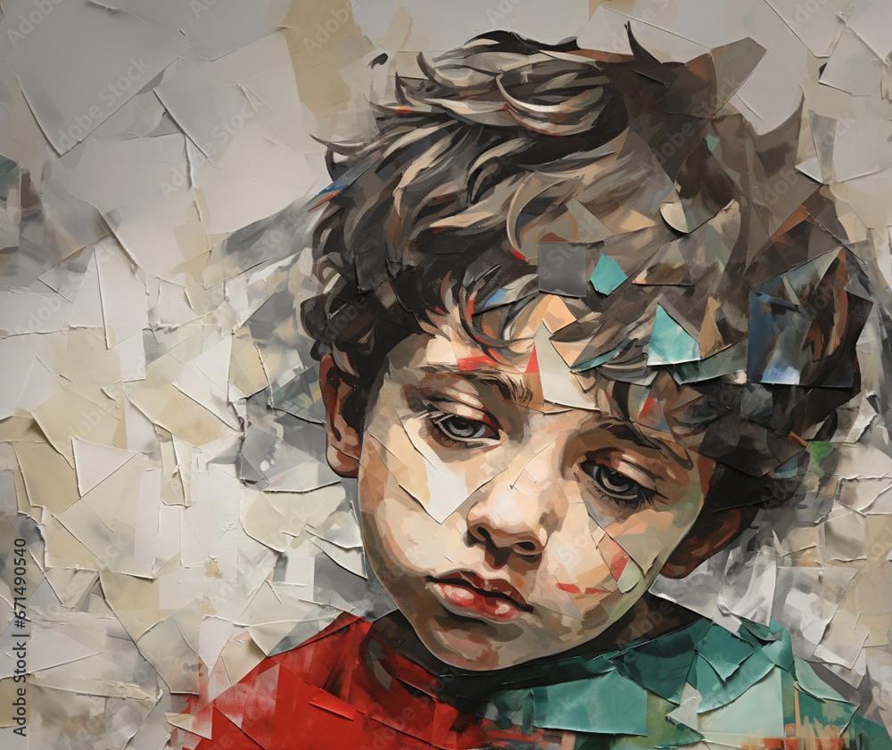 A picture of a crying child being an innocent victim of the war in the ...