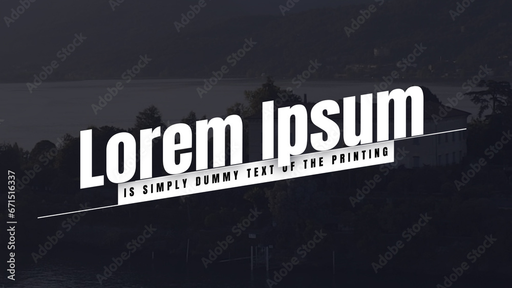Minimal and Clean Text Animation Stock Template | Adobe Stock