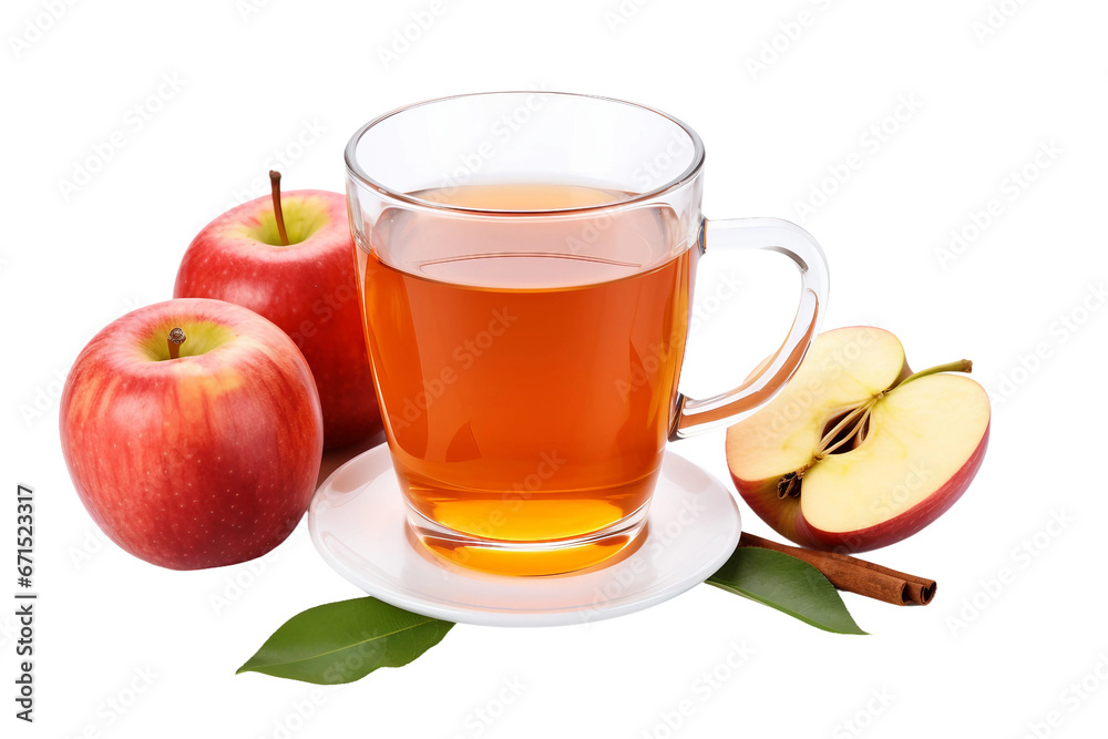 Apple Cider Splash Isolated On Transparent Background. Ai Stock Photo ...