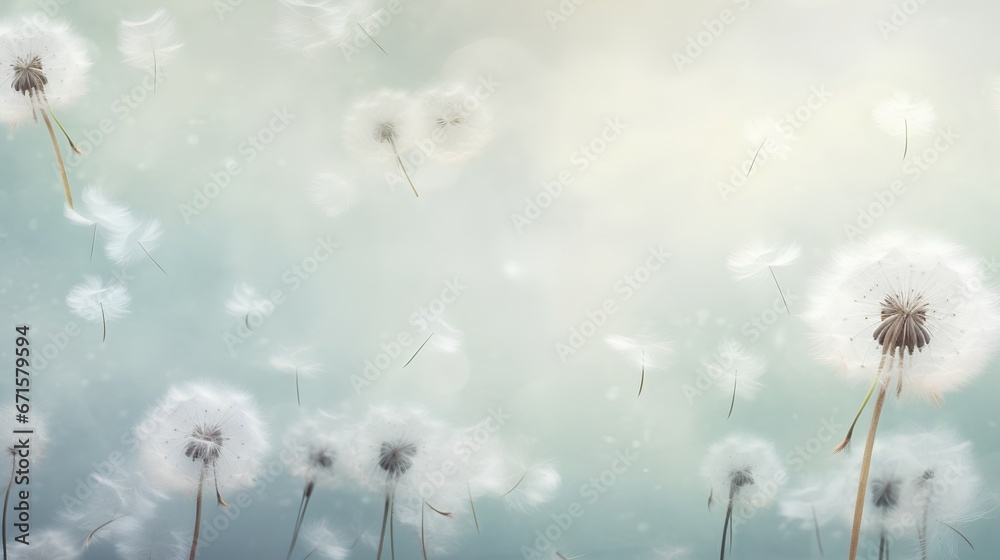 Dandelion fluff background for aesthetic minimalism style background ...