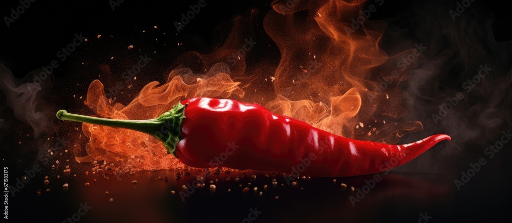 Manipulating a photograph of a chili pepper in a creative way brings ...