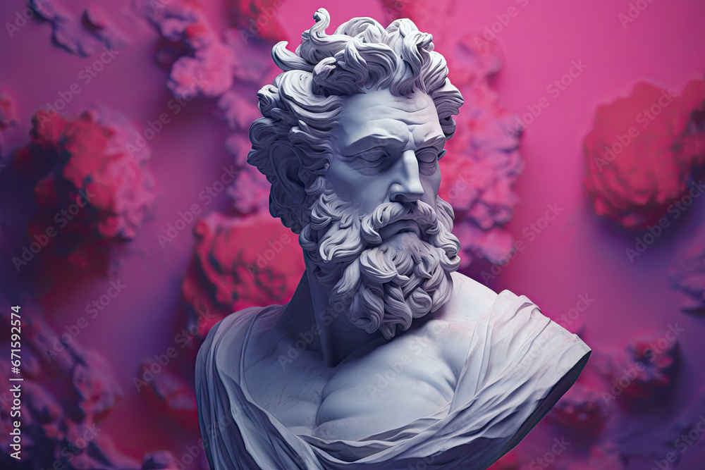 Classical Masterpiece: A Timeless Portrait of an Ancient Greek ...