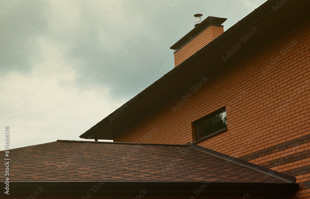 The house is equipped with high-quality roofing of shingles (bitumen ...