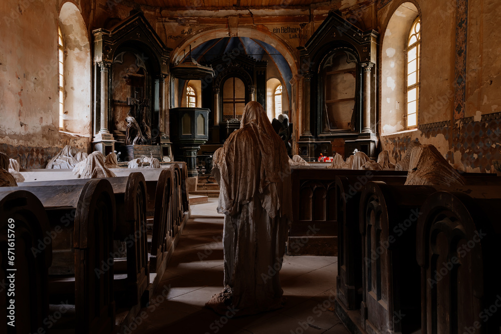Lukova, Czech Republic, 29 October 2023: Abandoned catholic church of ...