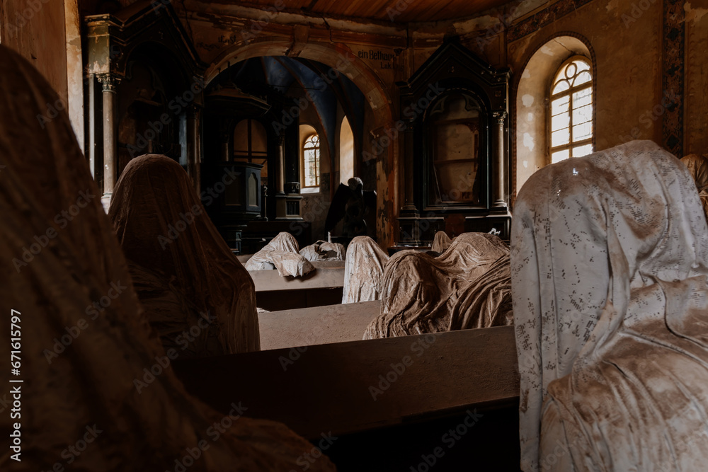 Lukova, Czech Republic, 29 October 2023: Abandoned catholic church of ...