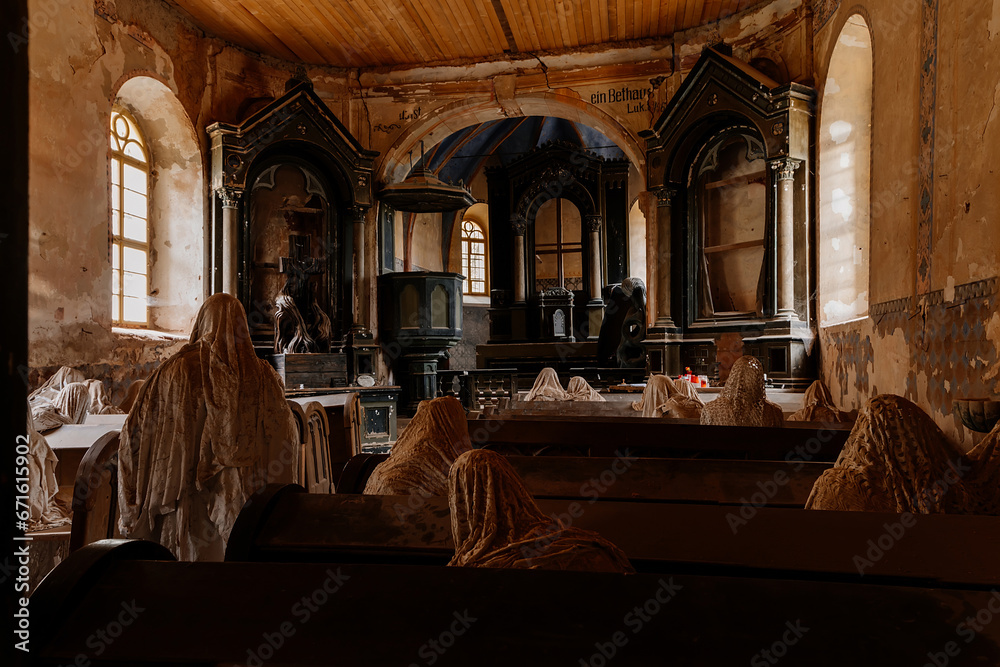 Lukova, Czech Republic, 29 October 2023: Abandoned catholic church of ...