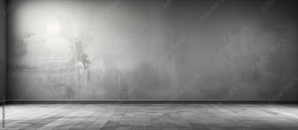 Gradient silver gray studio background with clear light for interior ...