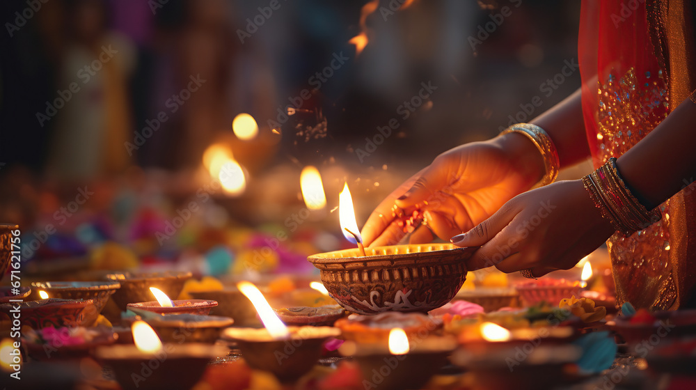 Diwali (India) - The Festival of Lights, celebrated by Hindus, Jains ...