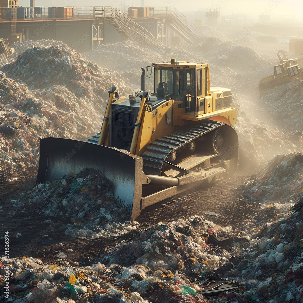 Concept: The growing amount of garbage on the planet is a huge threat ...