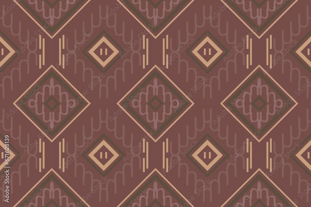 Simple ethnic design drawing. Traditional ethnic patterns vectors It is ...