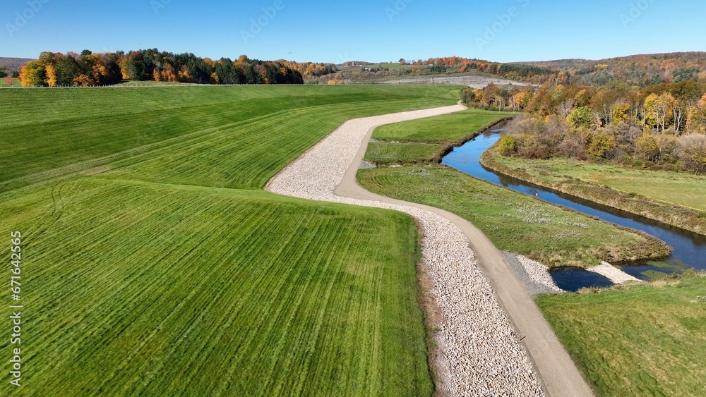 Hammond-Lakes Dam and Reservoir in Tioga, Pennsylvania peaceful lake ...