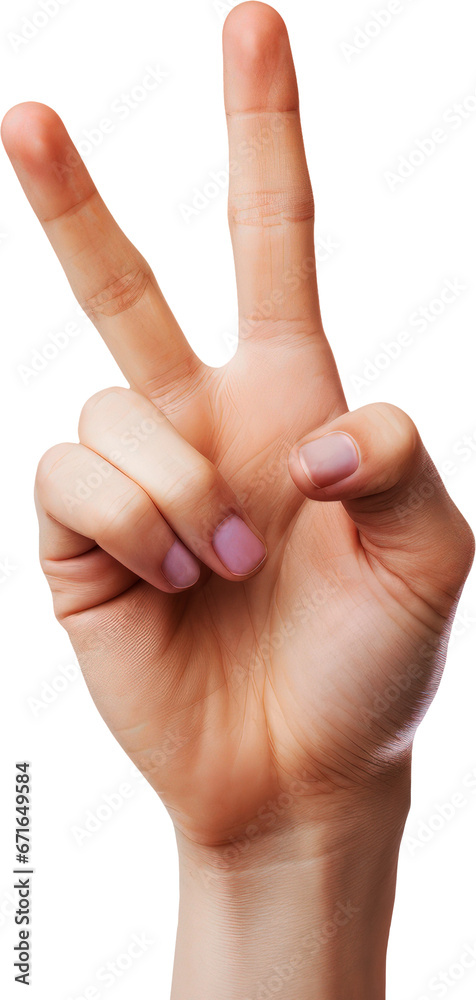 Peace and victory hand sign transparent background PNG clipart Stock ...