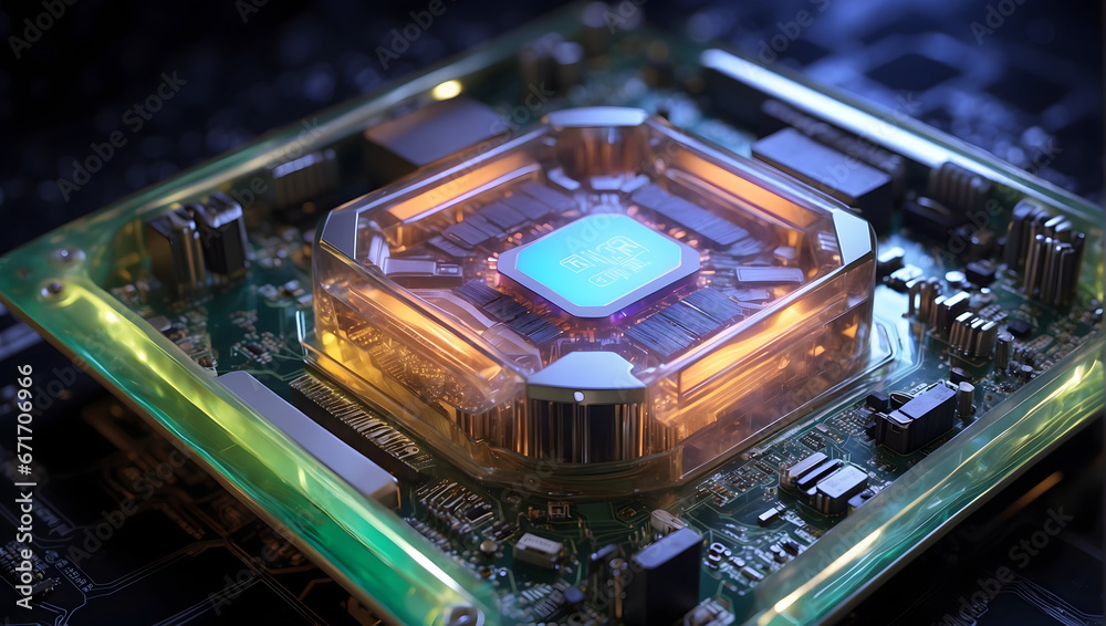 Assemble an ultra-modern CPU with a transparent heat spreader ...