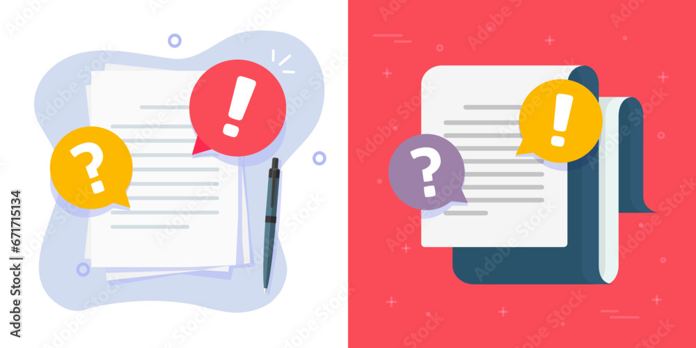 Document paper file collaboration review comments icon vector flat ...