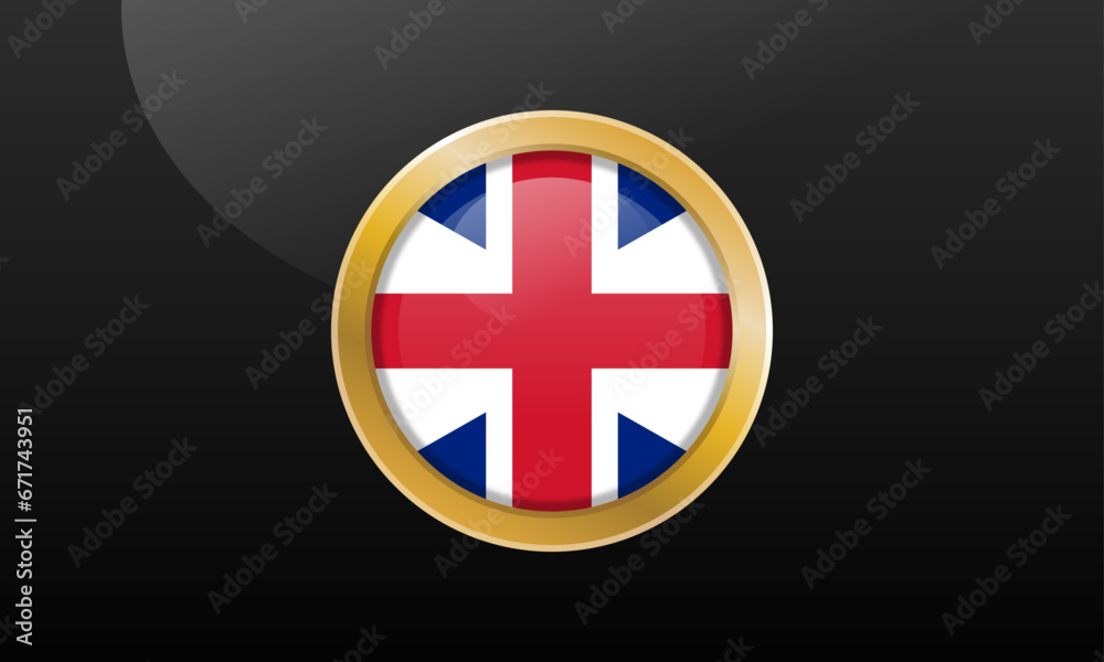 Great Britain National Flag Emblem Vector: Symbol of National Pride and ...