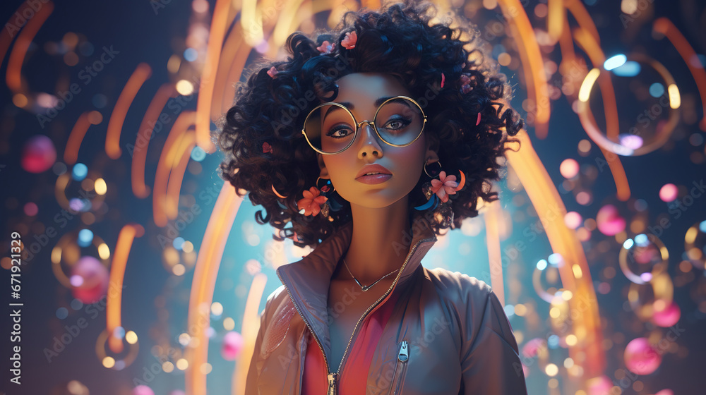 Ethereal Being of the Fabled Realm, Embodiment of Fantasia, the Surreal ...