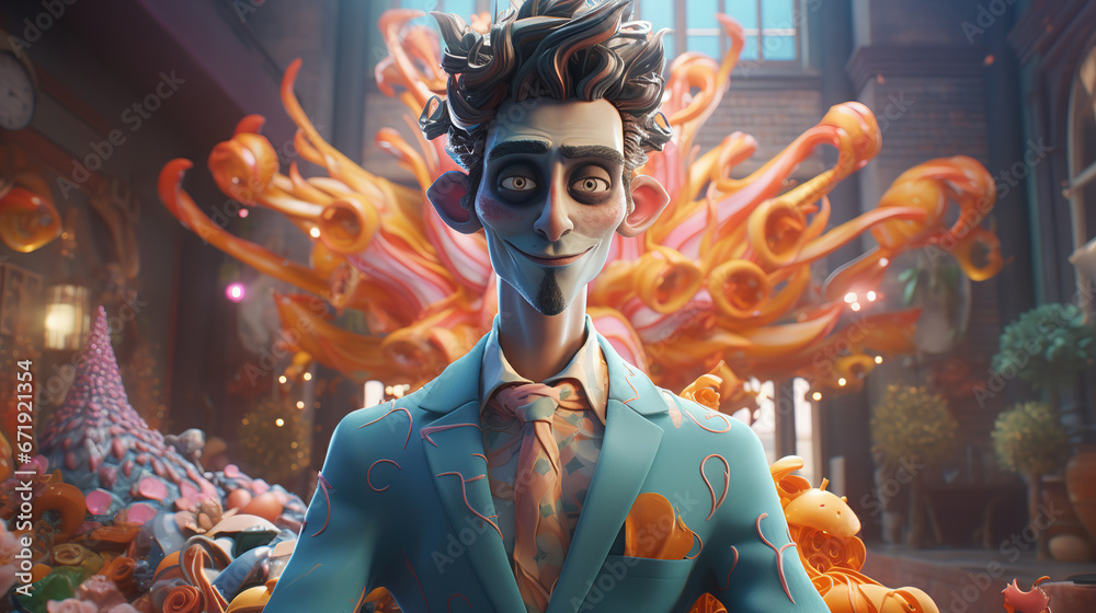 Ethereal Being of the Fabled Realm, Embodiment of Fantasia, the Surreal ...