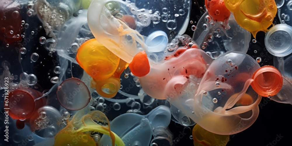 An Environmental Catastrophe as a Beach Overflows with Plastic Waste ...