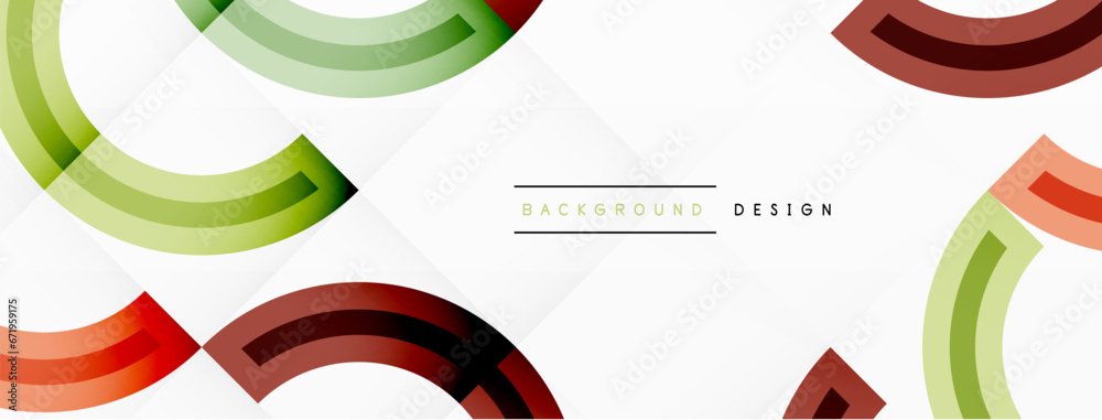 Circles are arranged in a grid pattern abstract background and feature ...