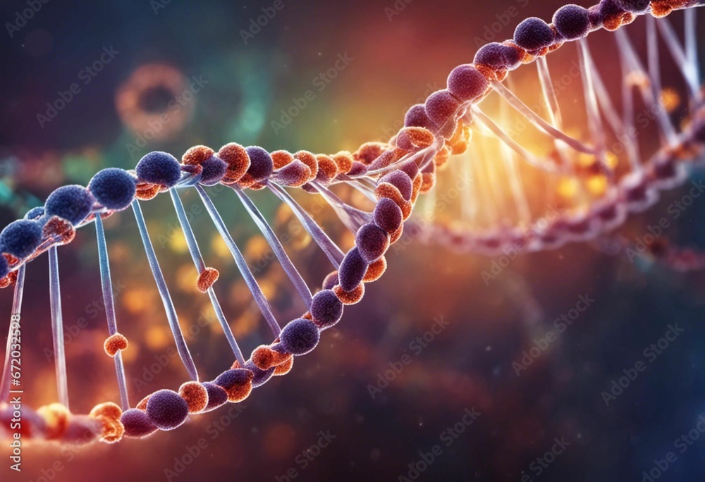 AI generated illustration of a vibrant and colorful depiction of the ...