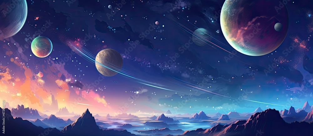 A creative depiction in two dimensions A cartoonish representation The ...