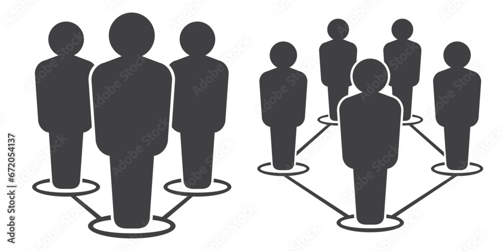 Business Management Outline Icon , Referral icon isolated on white ... Business Management Outline Icon , Referral icon isolated on white ...