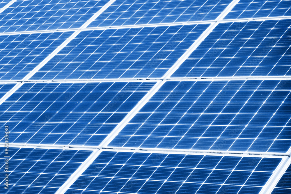 Solar panel texture. Environmental technology. Green eco power supply ...