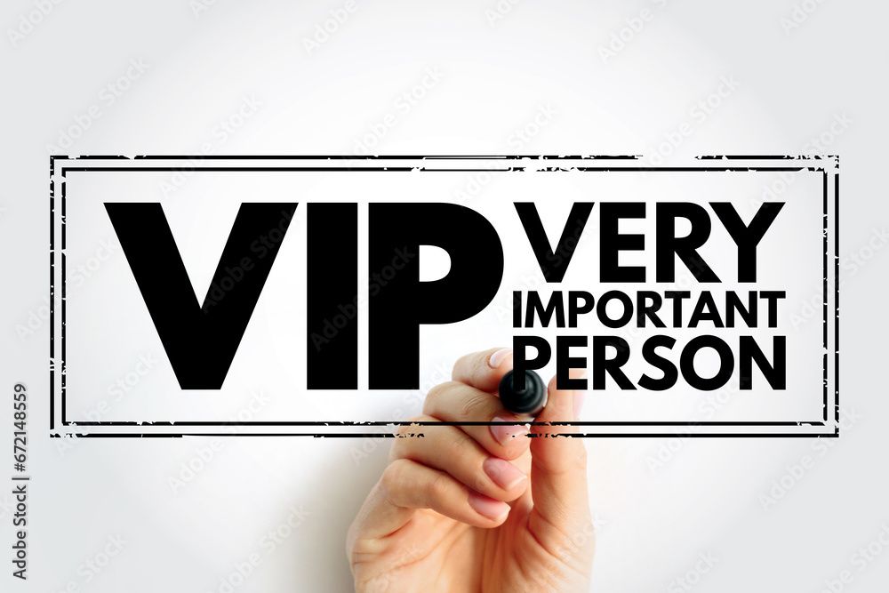 VIP Very Important Person - person who is accorded special privileges ...