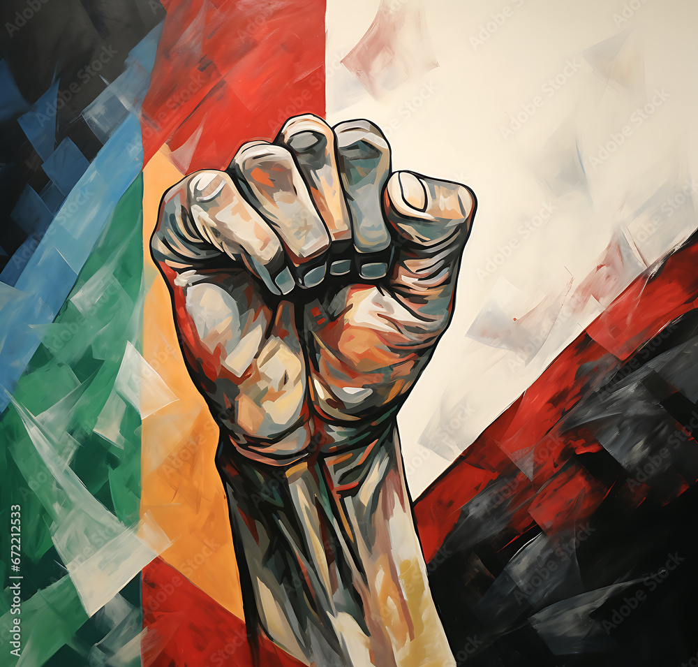 I stand with Palestine with hand icon and palestine flag. Save Gaza ...