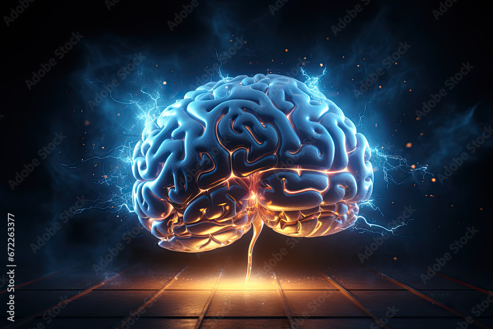 neural map of the human brain showing connections for the brain Stock ...