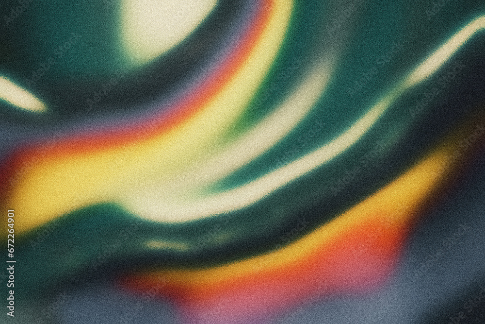 Energetic chromatic light dispersion dreamy effect. Distorted light ...