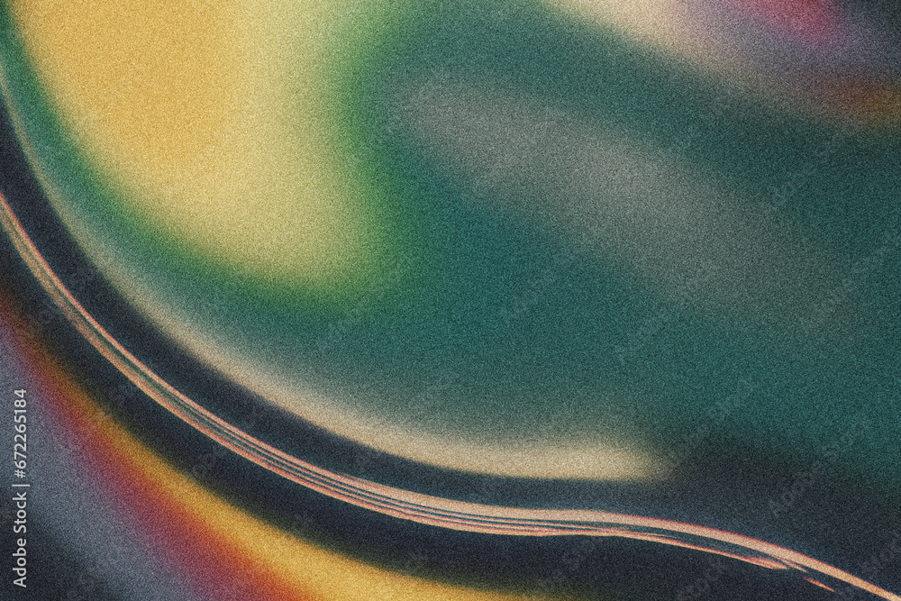 Energetic chromatic light dispersion dreamy effect. Distorted light ...