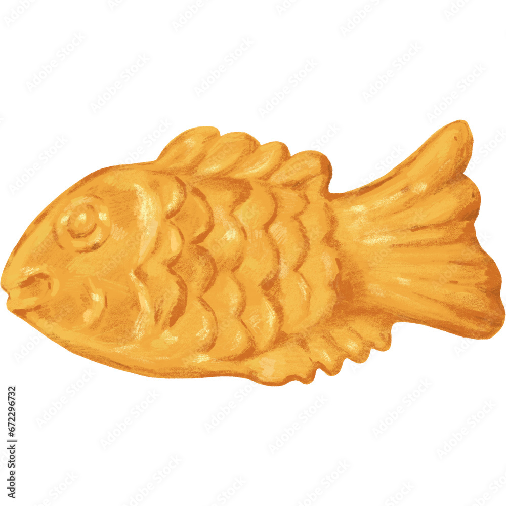 Bungeoppang (Korean Fish Shaped Pastry) ,Fish-shaped bread with sweet red bean filling Stock ...