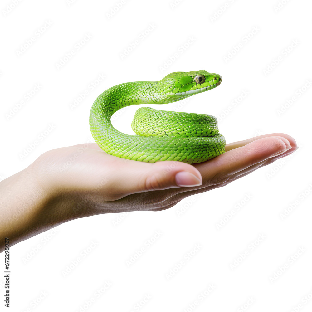 hand holding snake on transparent background Stock Photo | Adobe Stock
