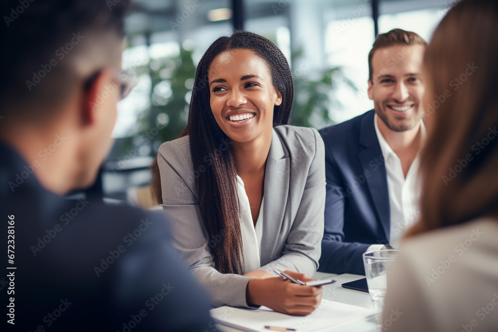 Beautiful Race and Ethnicity Diversity at Work. People From Different ...