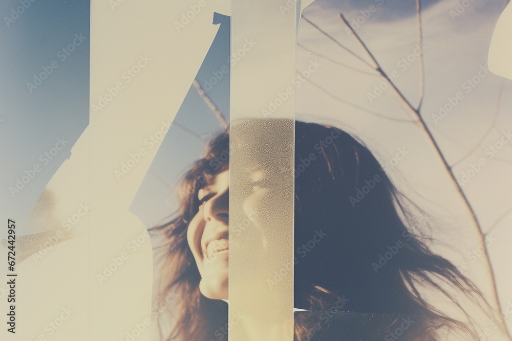 Visual Whimsy Unleashed: Surrealist Pop Art of a Happy Girl in the ...