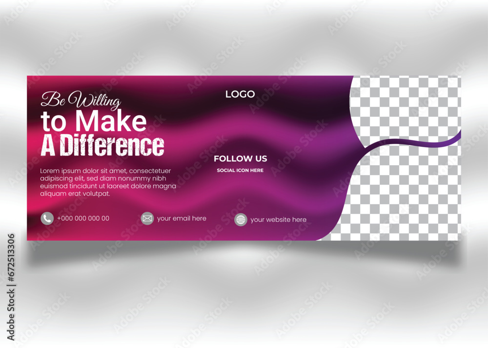 creative modern facebook cover design template for business facebook ...