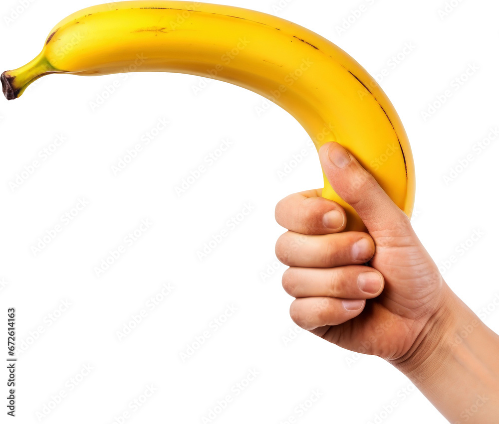 Banana pistol transparent background PNG clipart Stock Illustration ...