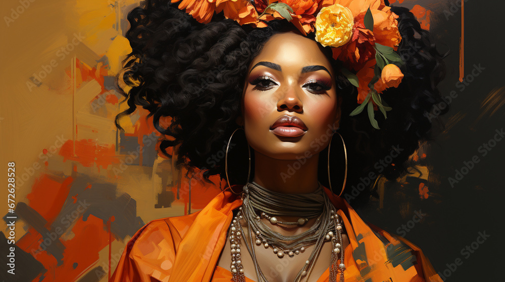 Black Artistry: A gallery of vibrant and expressive artworks created by ...