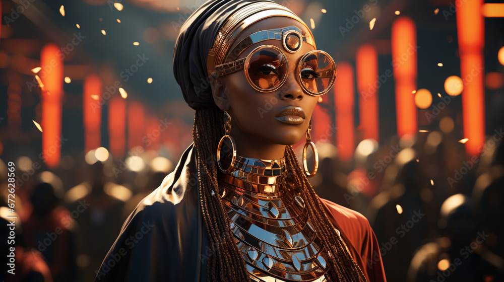 Afrofuturism: A futuristic and imaginative scene inspired by ...